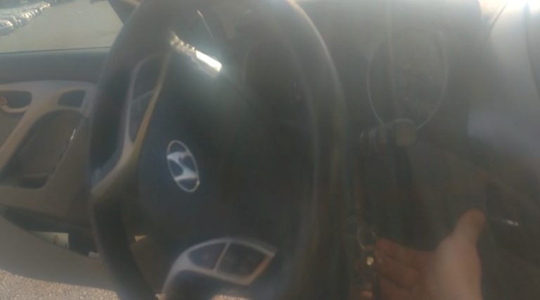 This broken steering system caused a Hyundai steering wheel to go ...