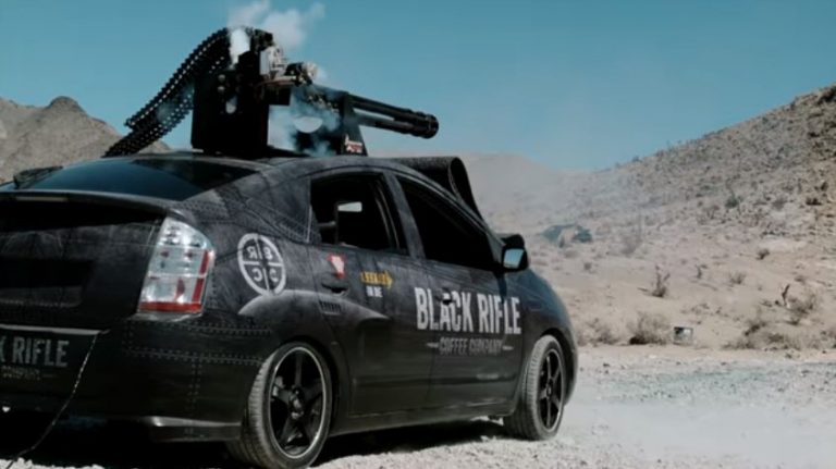 This coffee company mounted an M61 Gatling-style rotary cannon on a ...