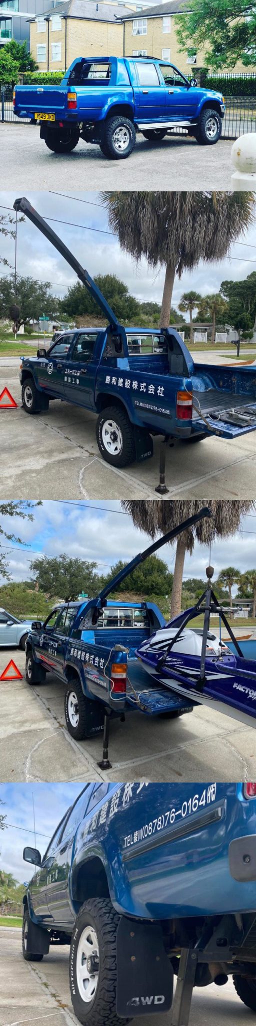 Toyota Trucks from the '90s once had factory integrated electric cranes ...